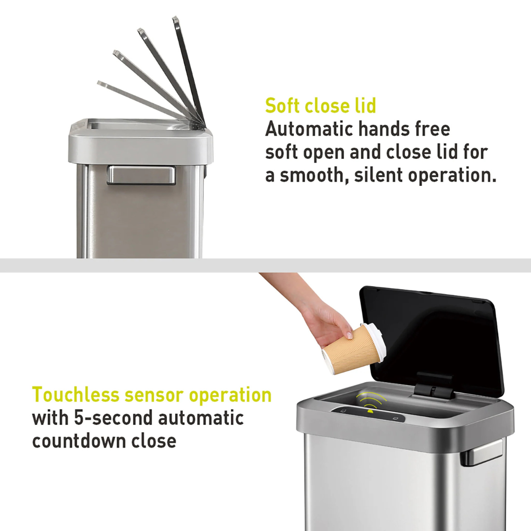 EKO Dustbin | Horizon | Sensor Bin | Rubbish Bin | EK9262 | 45L | Trash Bin | Waste Bin | Bin ...