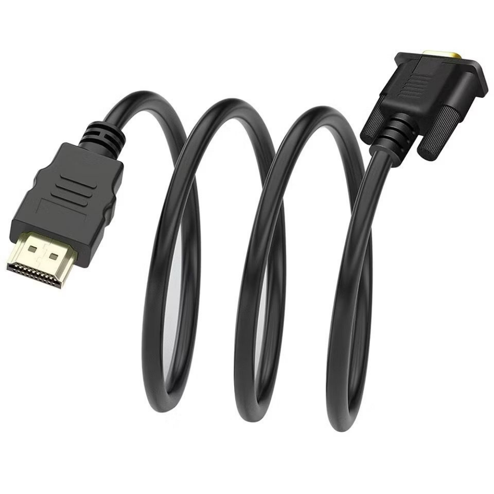 (SG) GenTech HDMI to VGA Cable | 2K60Hz UHD HD | Gaming Streaming Video ...