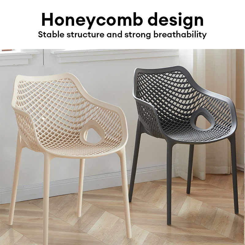 【Free Installation】OSUM Plastic mesh chair Balcony dining chair stool ...