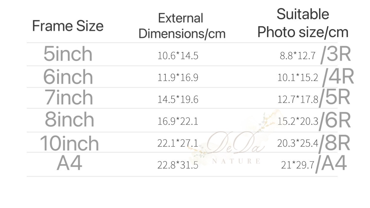 [SG Stock]Simple classic Wooden photo frame 3R/4R/5R/8R/A4 For Table ...
