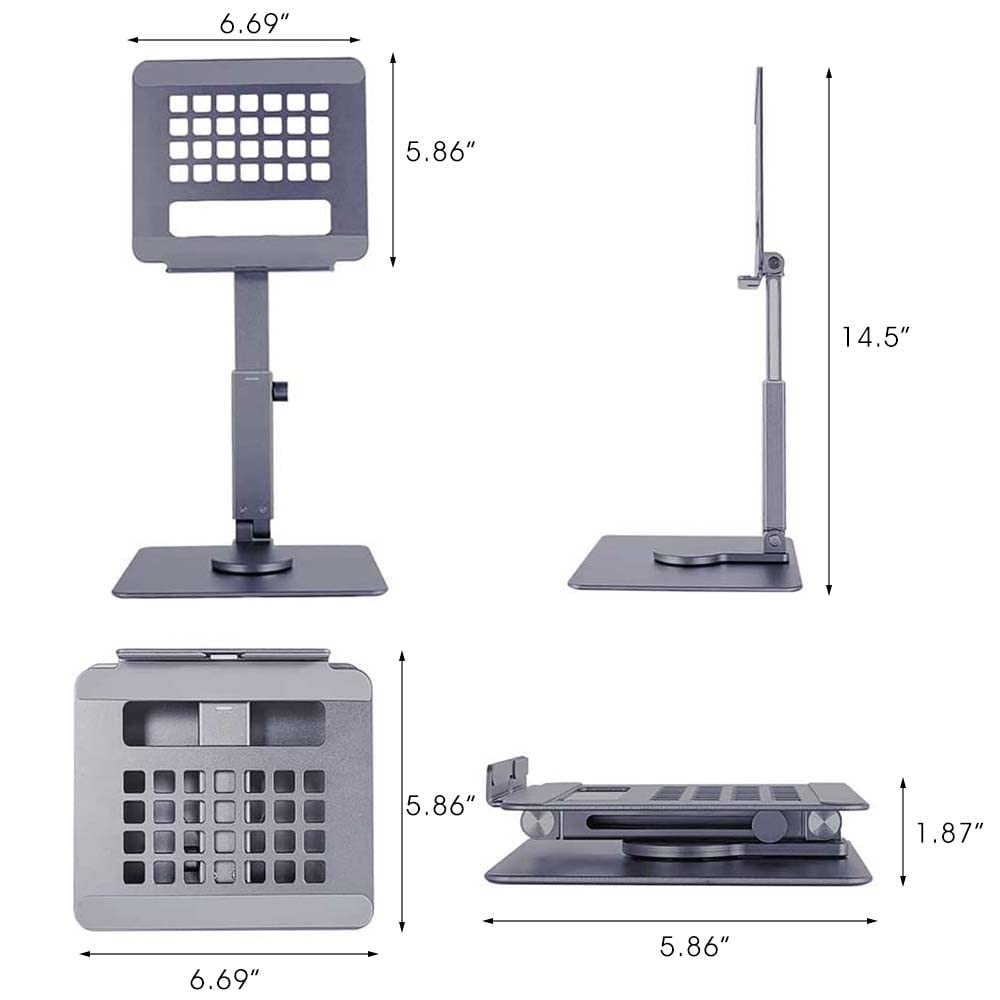 [SG ]Tablet Stand iPad Stand for Table Desktop Tablet Holder 360 ...