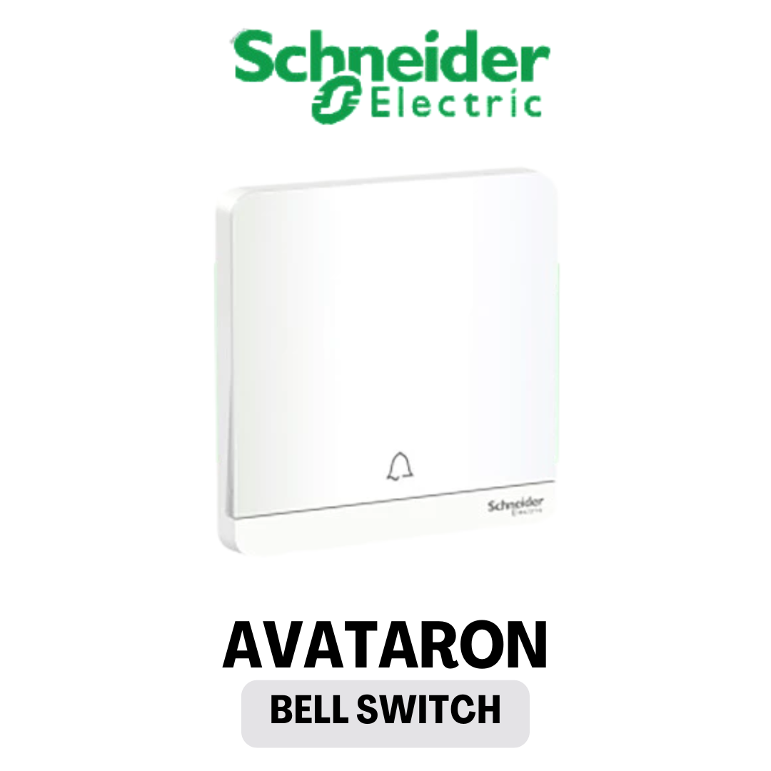 Schneider Electric AvatarOn 1Gang Door Bell Press Switch Hairline Wine ...
