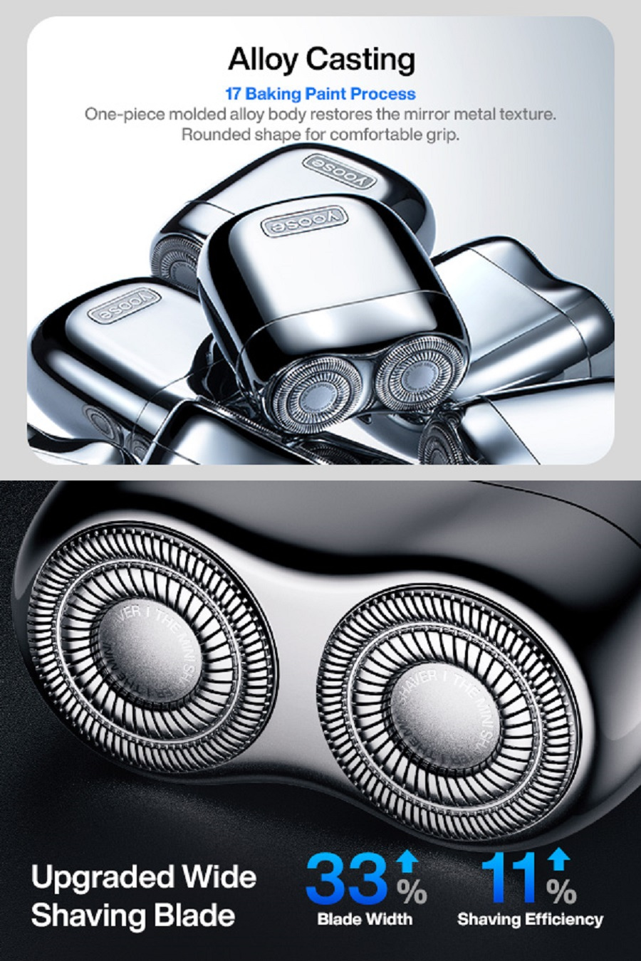 [Father's Day Gift🎁] yoose Mini 2.0 Electric Shaver for Man Travel ...