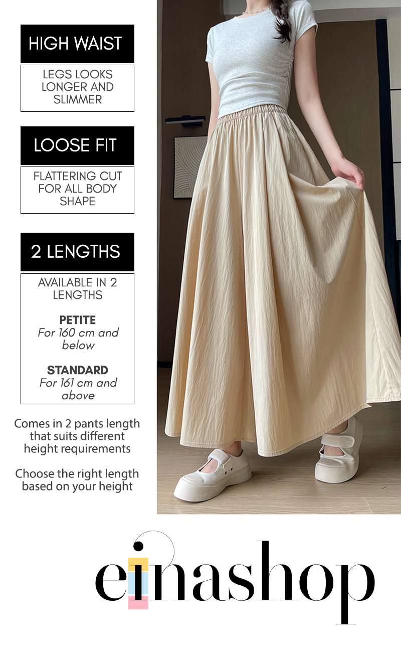 Einashop Amica Culotte Pants SG Ship | Shopee Singapore