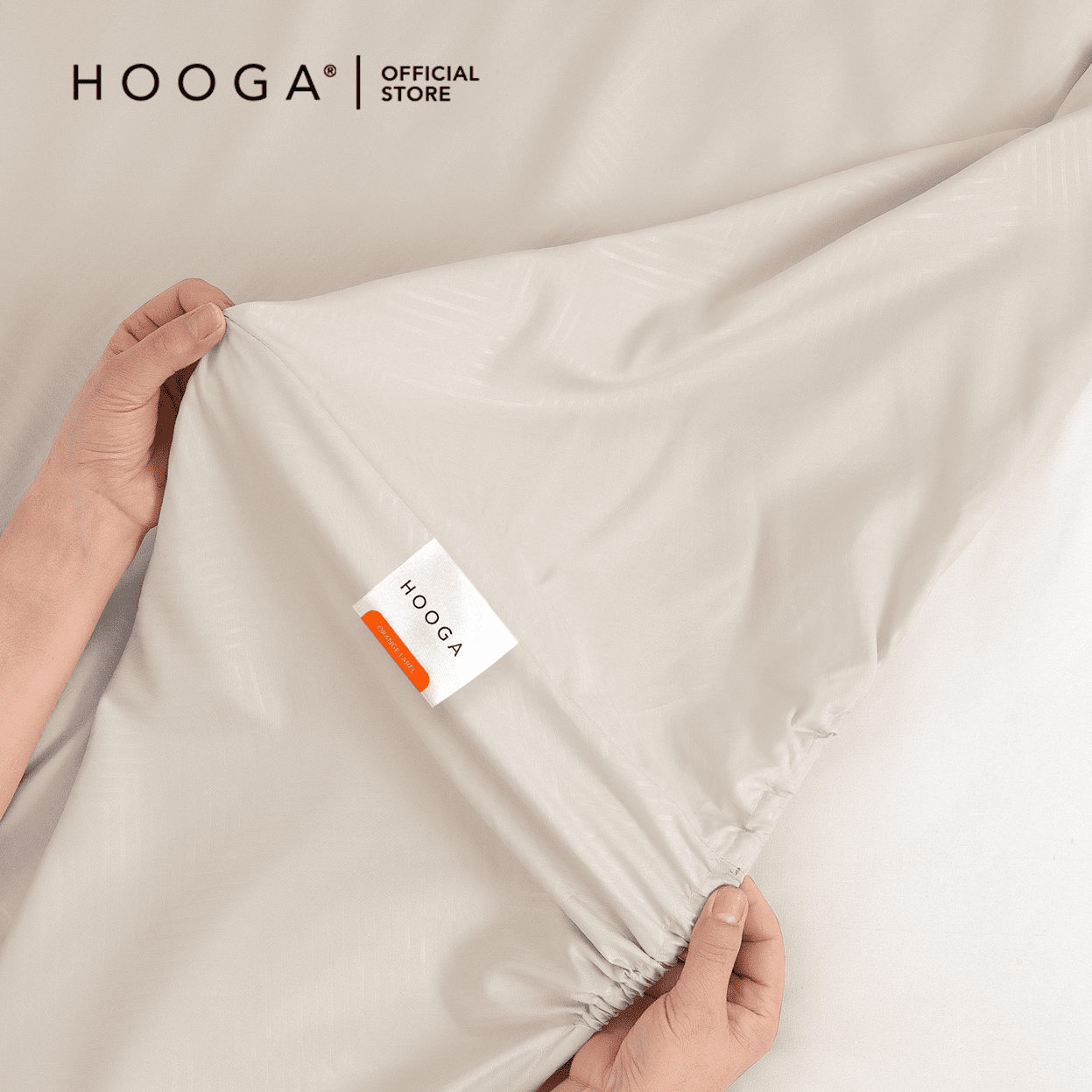 Hooga Everly Iris 990TC Buttersoft Bedsheet Comforter Set (Orange Label ...