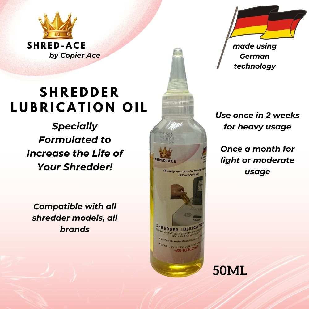Shred-Ace Shredder Lubrication Oil, German Technology, Multi-Brand ...