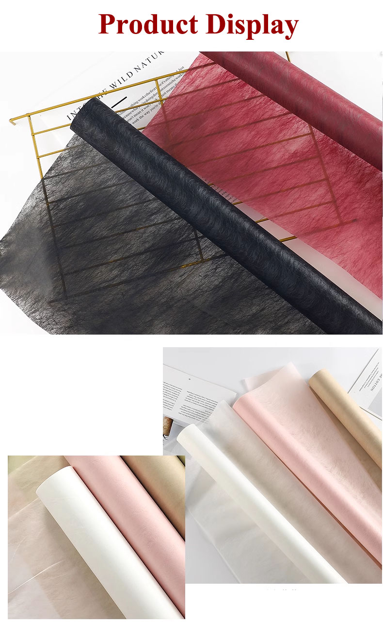 Korean Milk Cotton Wrapping Paper Bouquet Wrapping Paper Tissue Paper ...