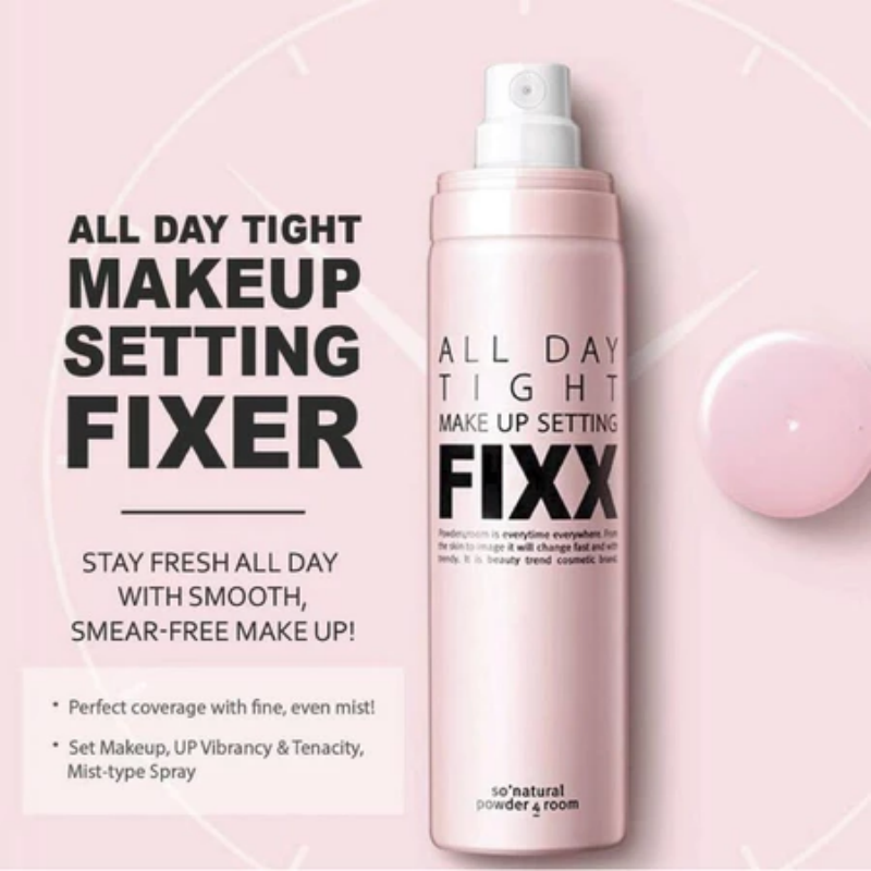 SO NATURAL - All Day Tight Make Up Setting Fixx -Microfine Mist type ...