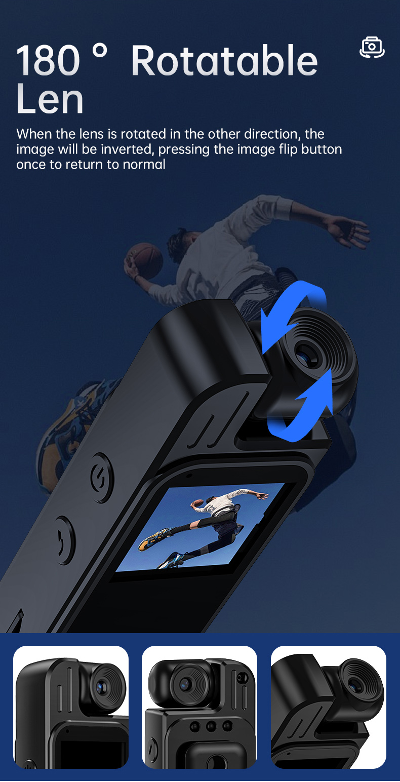 HD 1080P Mini Camera Portable Digital Video Recorder Worn Police Small ...