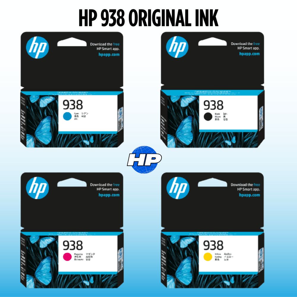 HP Original Ink Cartridge 938, Black and Tri-Color, Compatible with HP ...