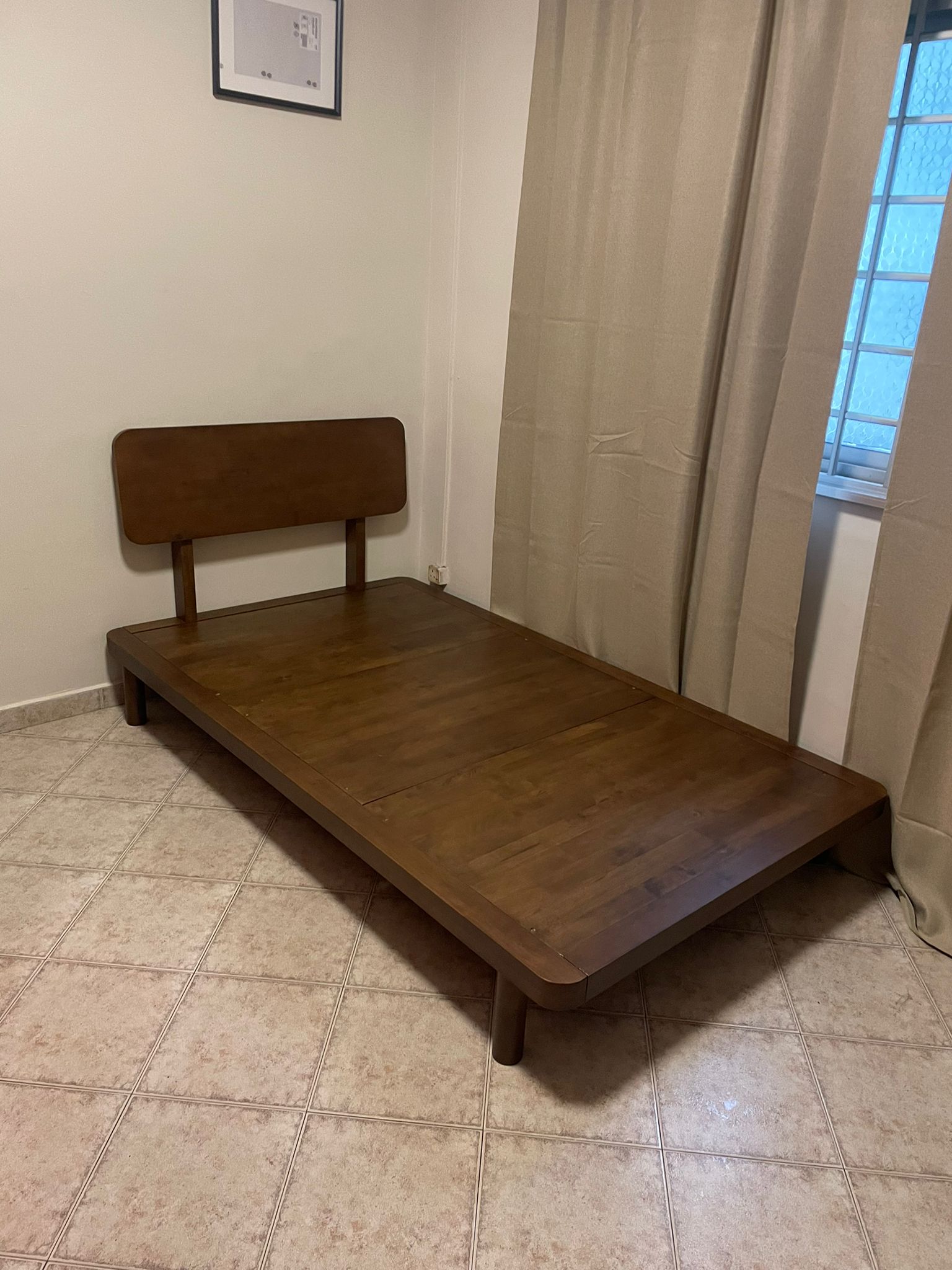 Flexidesignx MUJI Solid Wood Bed Single,Super Single,Queen,King Size ...