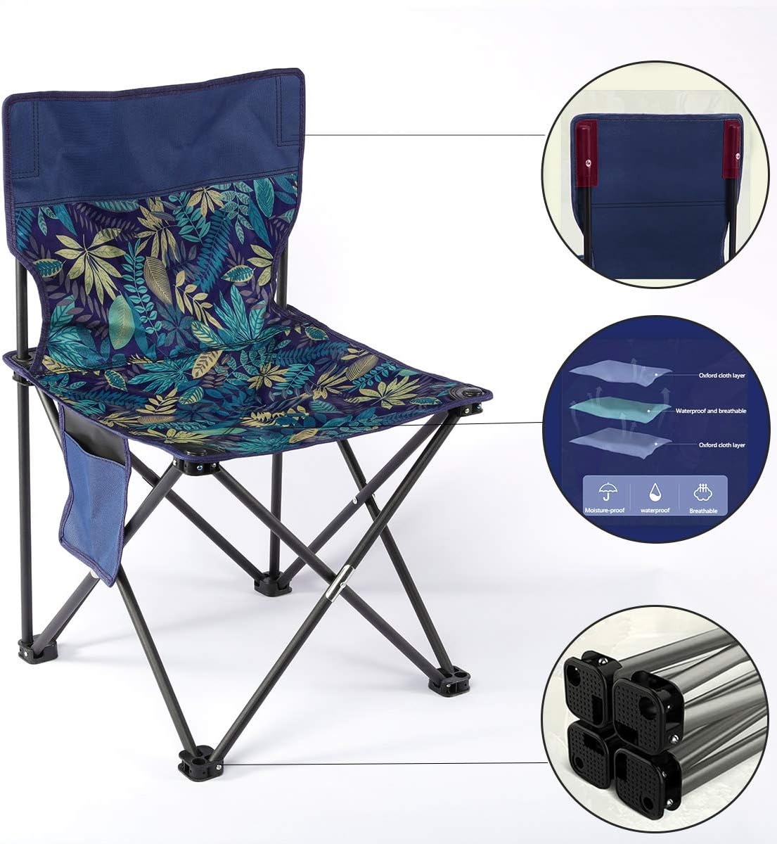 Foldable Outdoor Chair Folding Chair Stool Portable Chair for Beach ...
