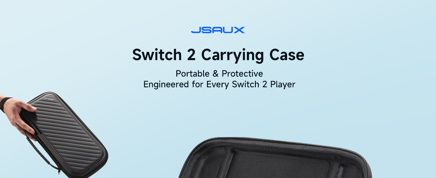 JSAUX Nintendo Switch 2 Carrying Case Portable Travel Bag Switch 2 ...