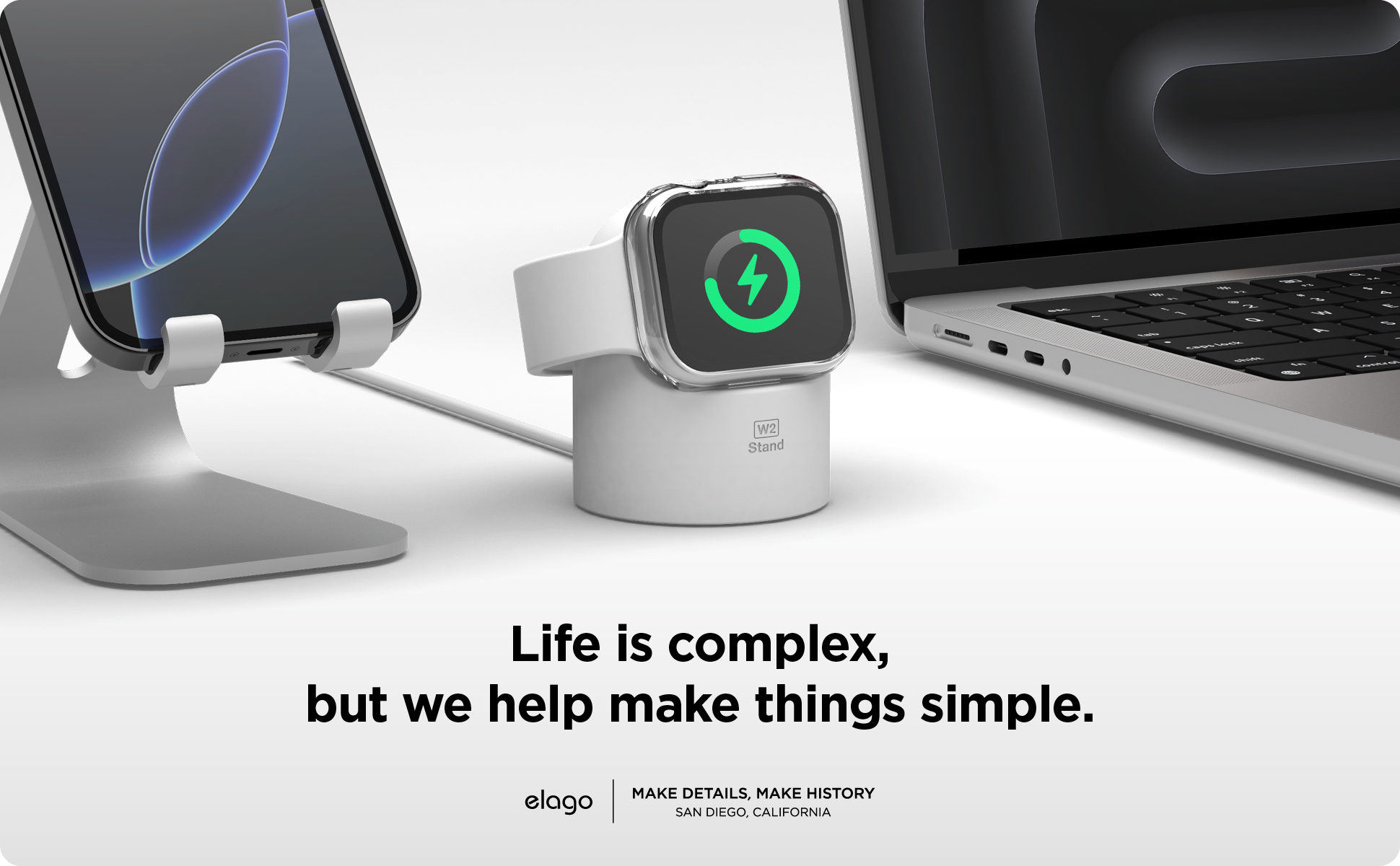 elago Clear Shield Case Compatible with Apple Watch 10, 9, 8, 7 Series ...