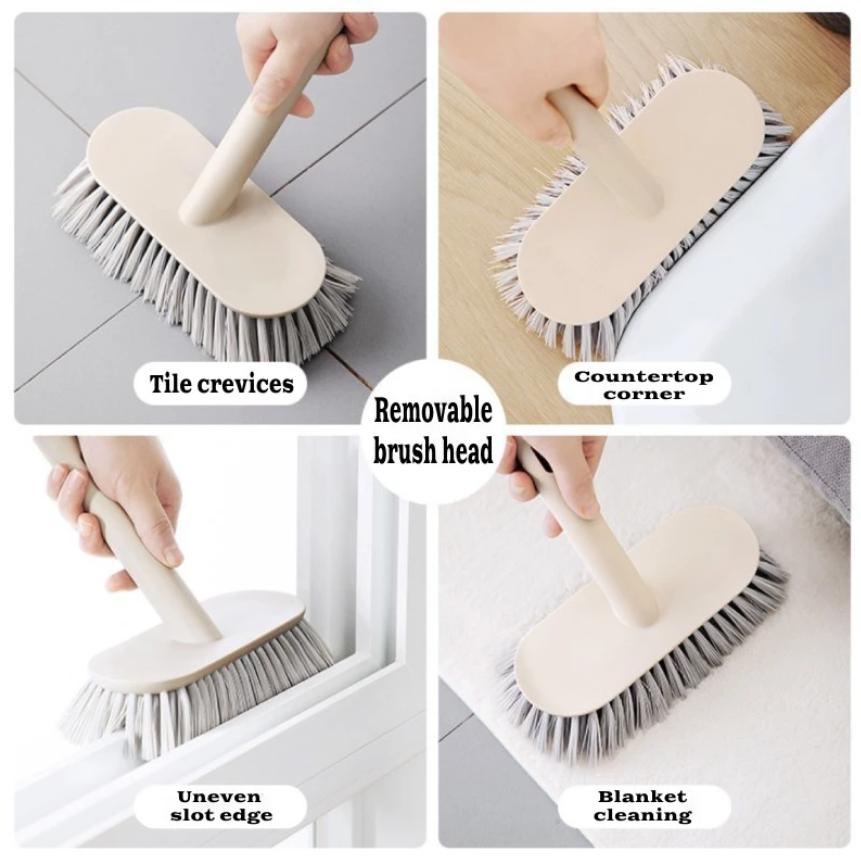 Chahua Long Handle Bristle Toilet Bathroom Tiles Floor Extendable ...