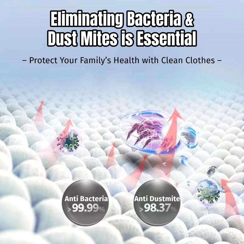 MR.ING 6 in 1 Laundry Pods Detergent Capsule Anti-bacterial [100 pods ...