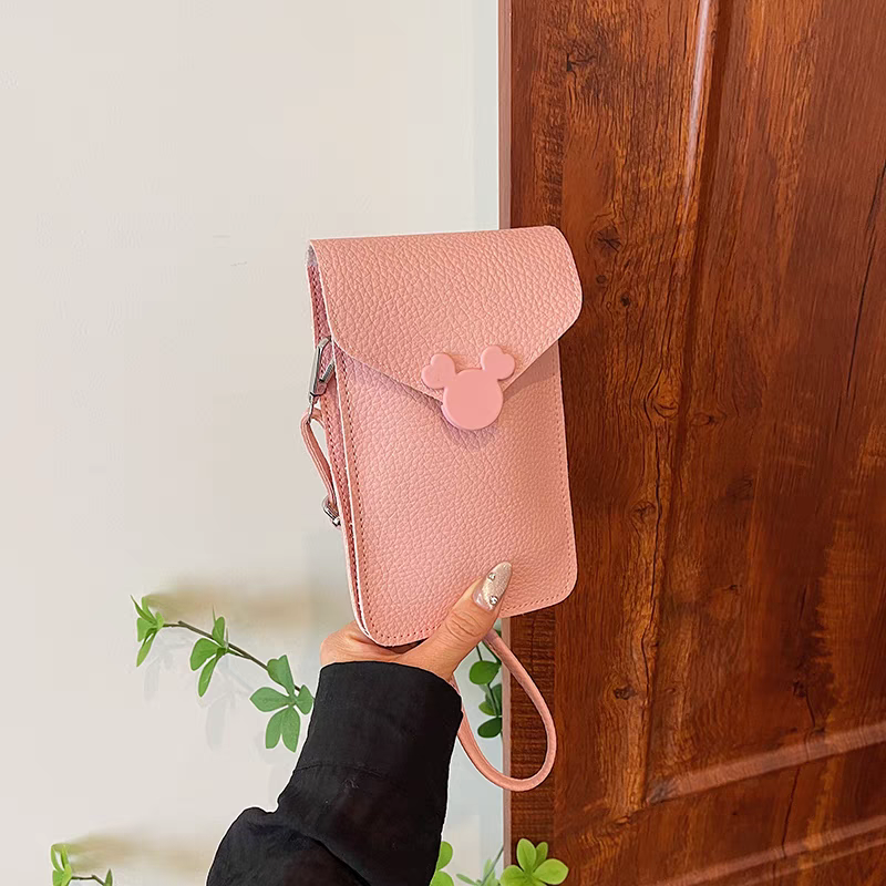 Women Mickey touchscreen handphone sling bag crossbody convenience and ...