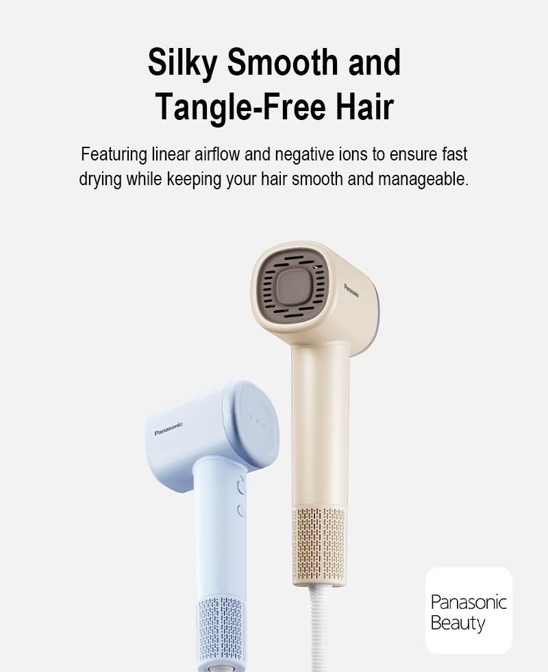 Panasonic 1500W Ionity Hair Dryer EH-NE6M Powerful Airflow Silky Smooth ...