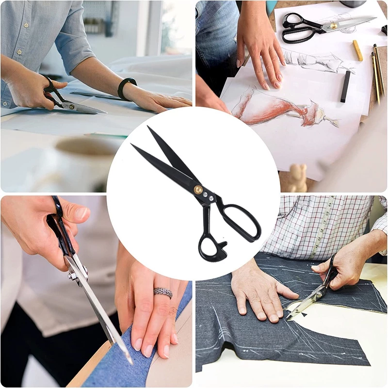 [SG] 8" 9" 10" Professional Tailor Scissors Sharp Fabric Scissors ...