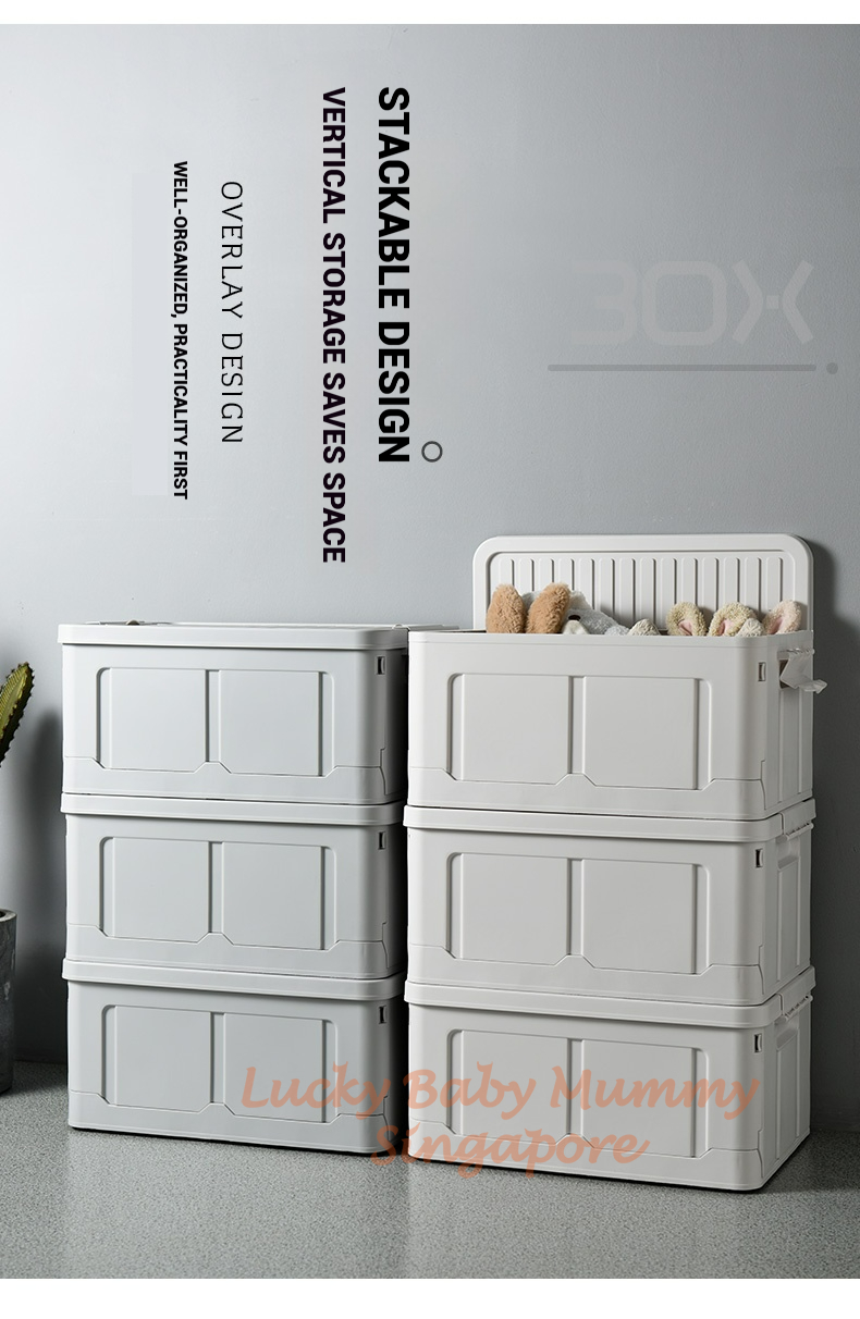 Collapsible Storage Box / Stackable Storage Chest Drawers / Multiuse ...