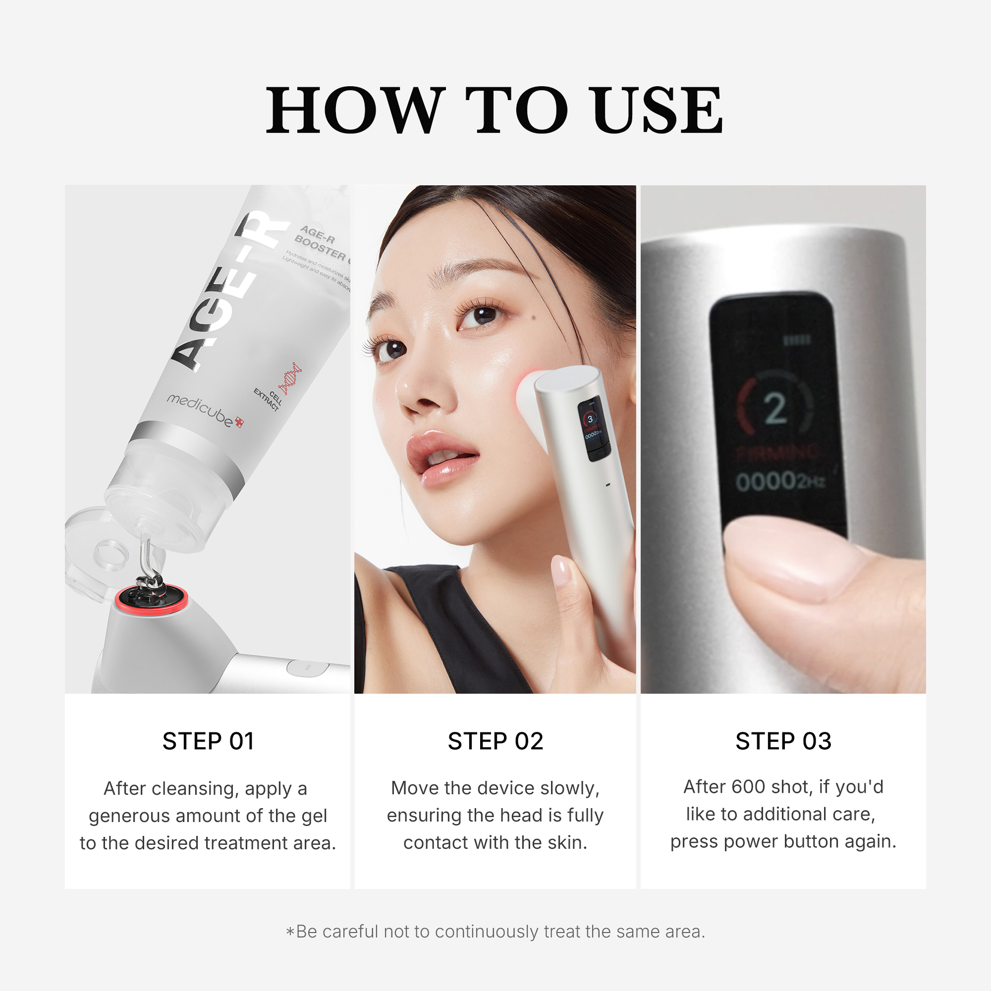 [medicube official] AGE-R High Focus Shot - Korean V-Line Face Care ...