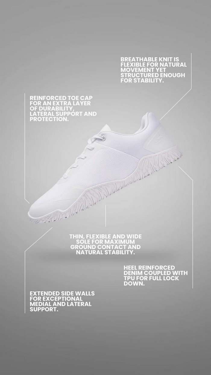 AVANCUS - Barefoot Weightlifting Powerlifting Training Shoes White ...