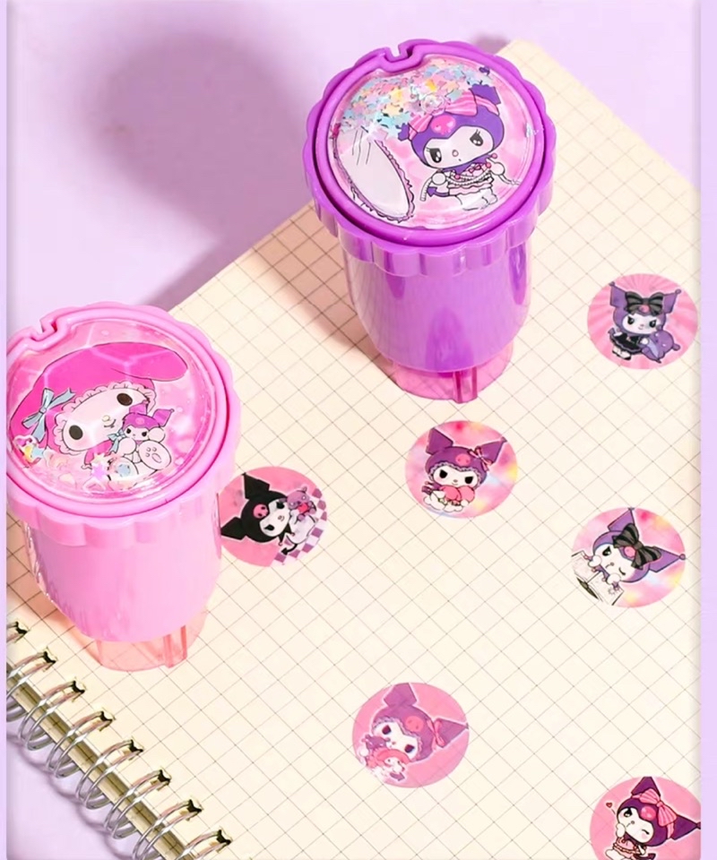 [SG Stock] 100pcs Sticker Stamper Sanrio Reuseable stickers Birthday ...