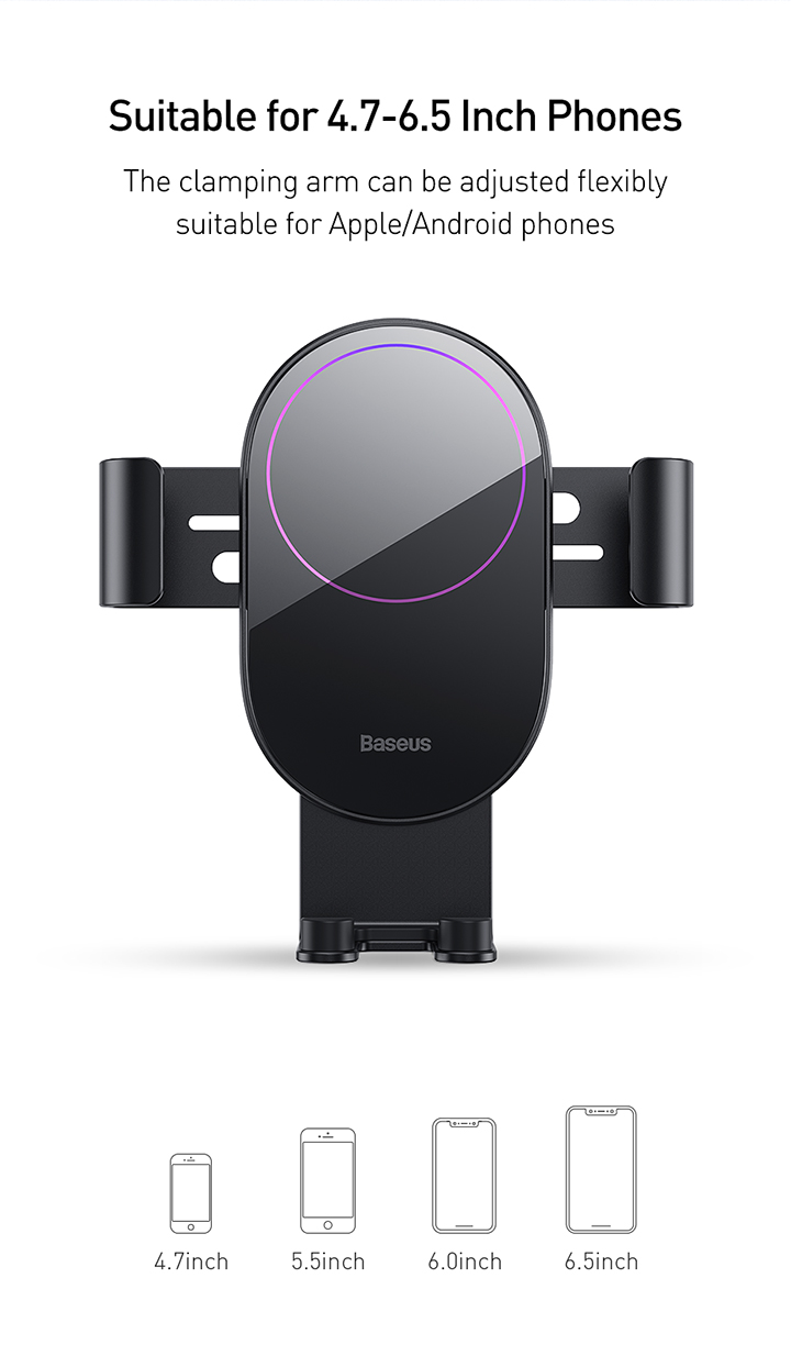 Baseus Gravity Car Phone Holder with Suction Base Retractable ...