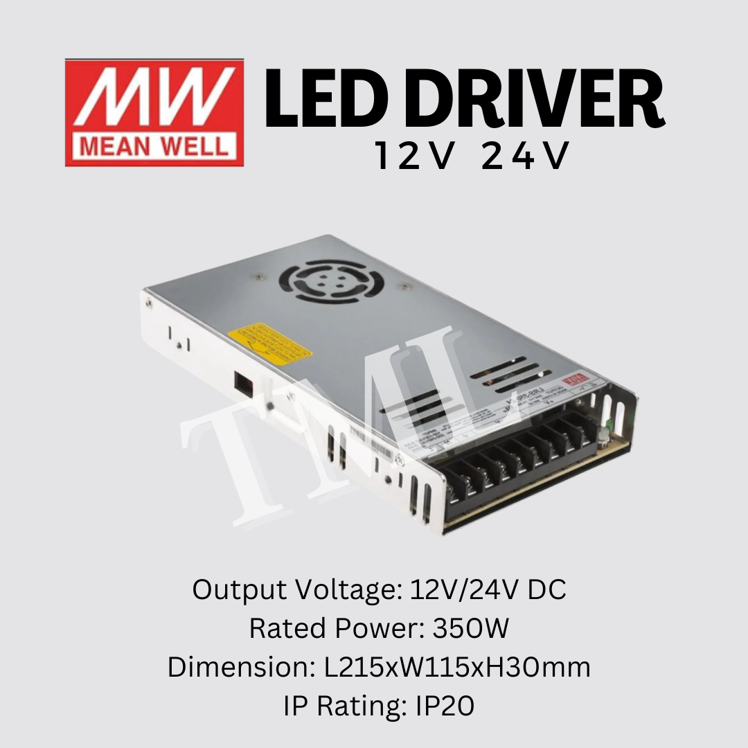 Meanwell LED Strip Driver 12V 24V 35W 50W 75W 100W 150W 200W 350W LED ...