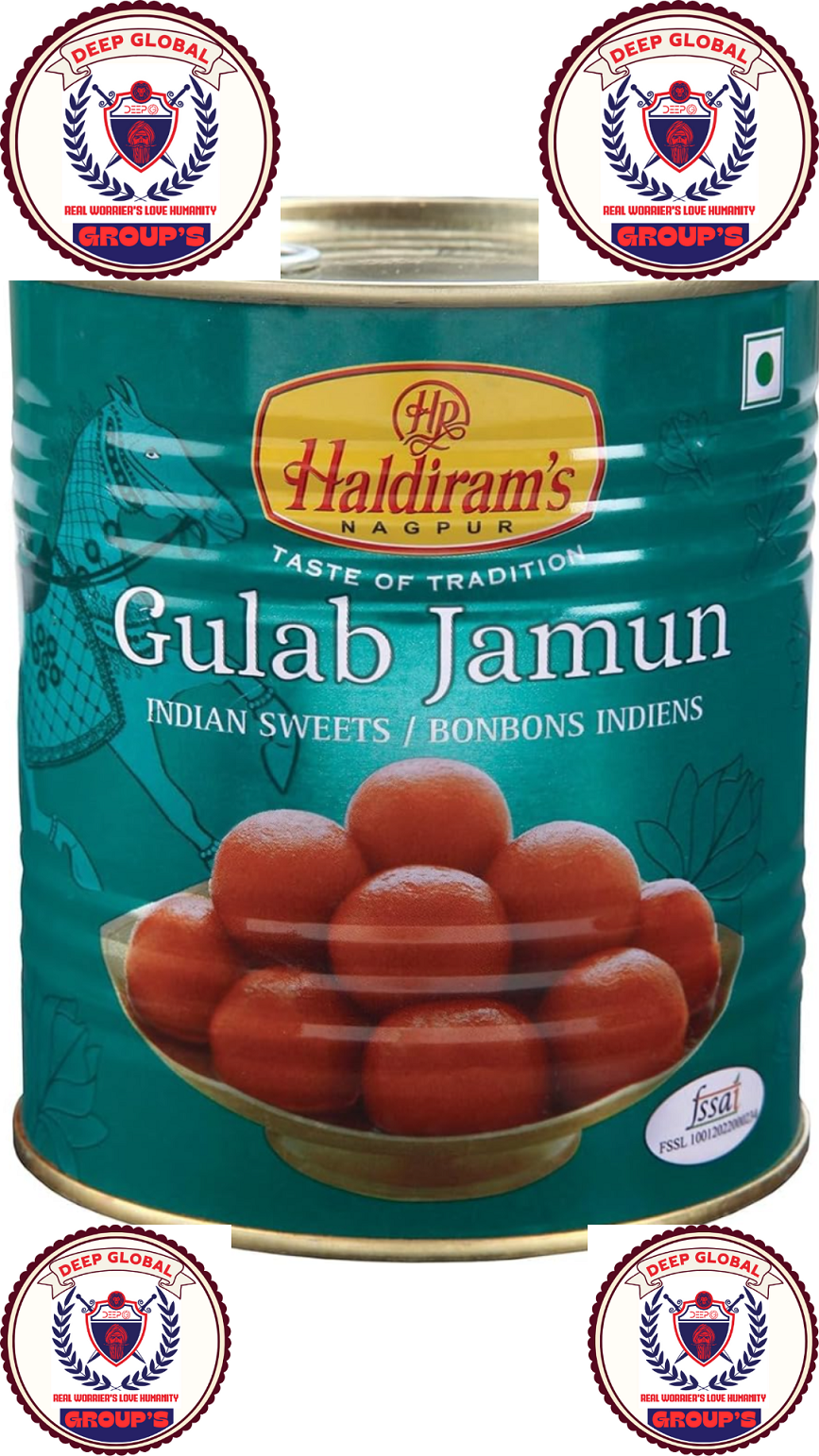 Haldiram 'S Classic Indian Gulab Jamun - 1KG Soft, Spongy and soaked in ...