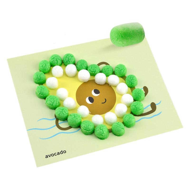 Kids Art Corn Starch DIY Art Kit for Kids - No Glue Needed | Stick with ...