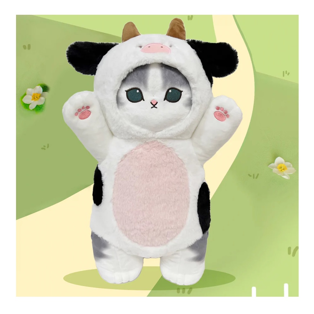 Plush Mofusand Cross-Dressing Cow 50cm | Shopee Singapore
