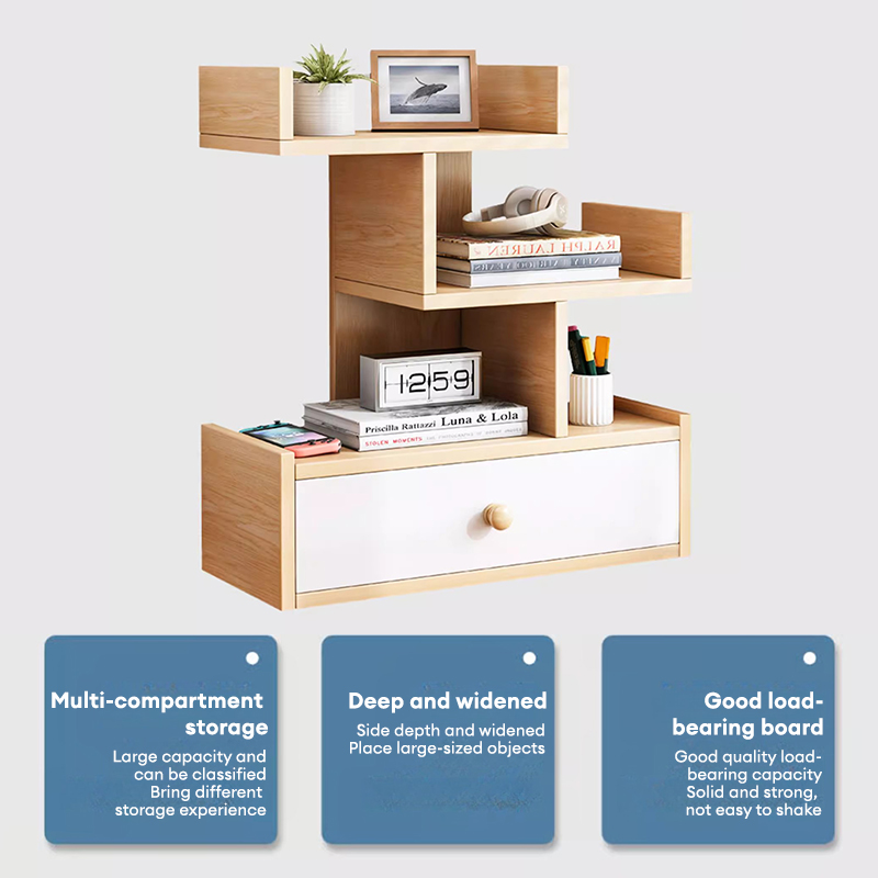 SNB Desk Organiser Student BookShelf Stationery Organize Office Table ...