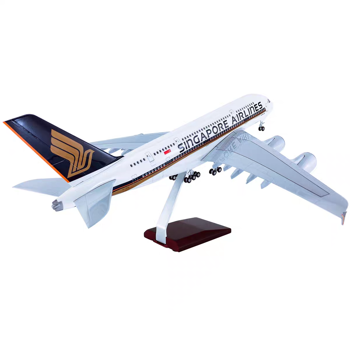 Singapore Airlines (SIA, SQ) AirBus A380 Airplane Model (1:160) [Model ...