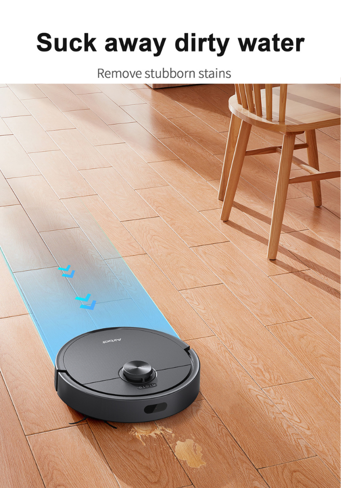 Airbot Robot Vacuum X40 Master | 15000Pa Smart Robot Vacuum Mop Hot Air ...