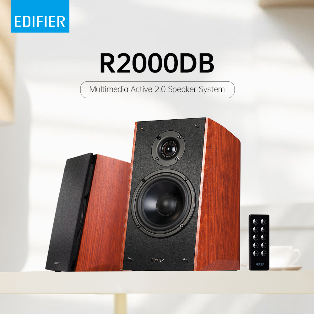 Edifier R2000DB Bookshelf Bluetooth Speakers 120W | Shopee Singapore