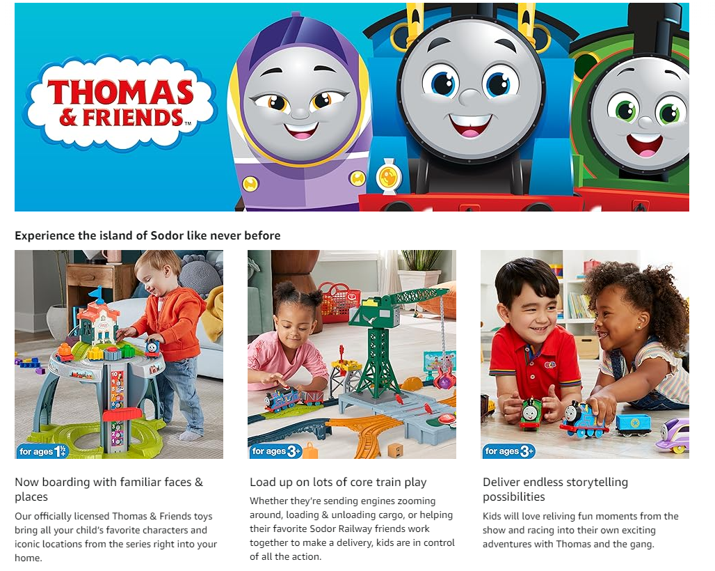 Thomas & Friends Plastic Push Along Trackset - Assorted | Shopee Singapore