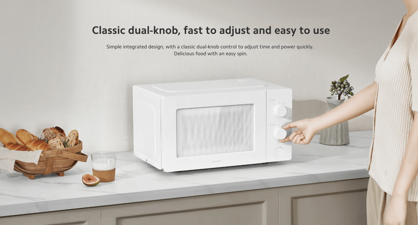Xiaomi Microwave Oven 20L Family Edition | 700W Quick Heating | 5 Power ...