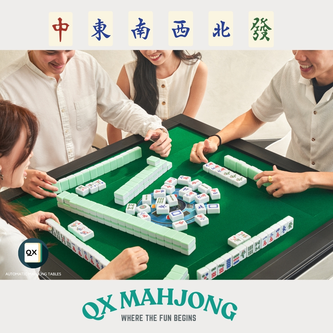 🀄(𝐒𝐆 𝐒𝐓𝐎𝐂𝐊𝐒) QX Automatic Mahjong Table (Kinetic) / Foldable Ultra Slim ...