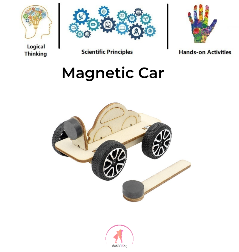 DIY Handmade Science STEM Kit: DIY Magnetic Car : Educational Science ...