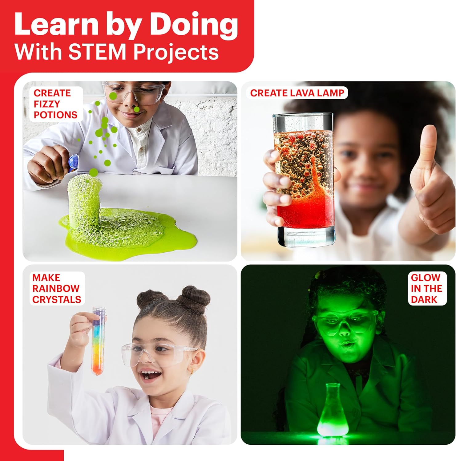 STEM Science Kit For Kids Learning Education Scientist Lab 120 ...