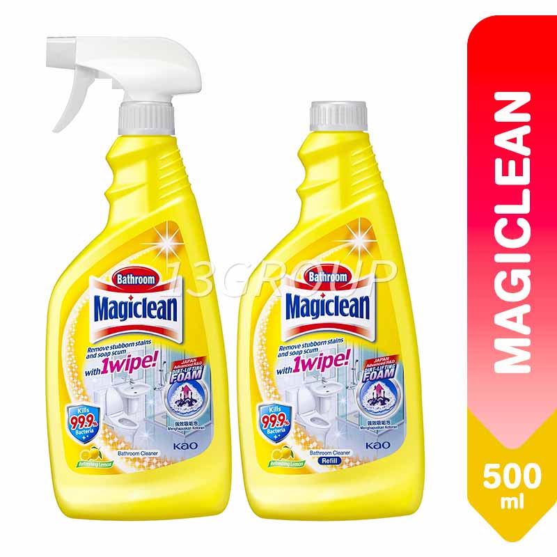 Magiclean Bathroom Cleaner Lemon, 500ml | Shopee Singapore