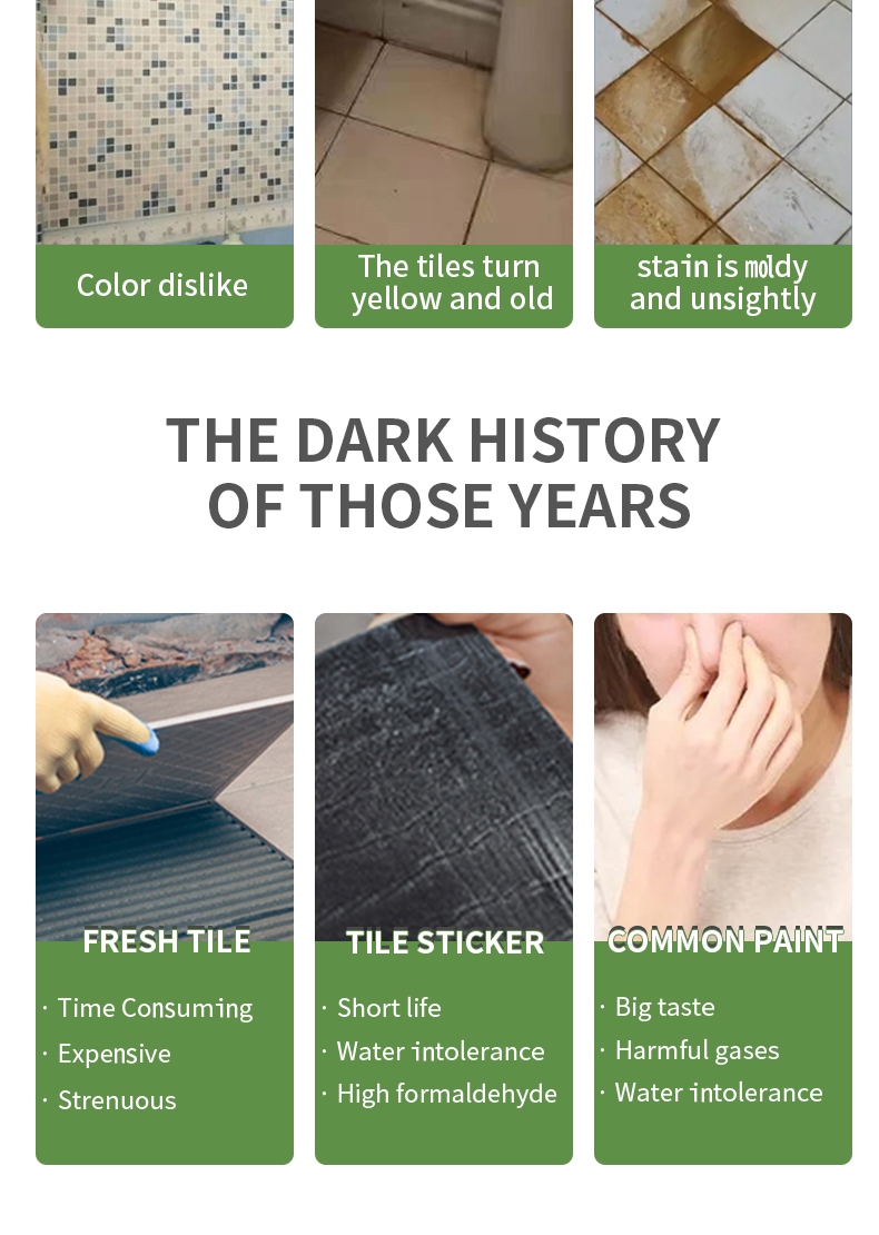 【sg stock】Tile Repair Waterproof Tile Paint Heavy Duty Epoxy Floor ...