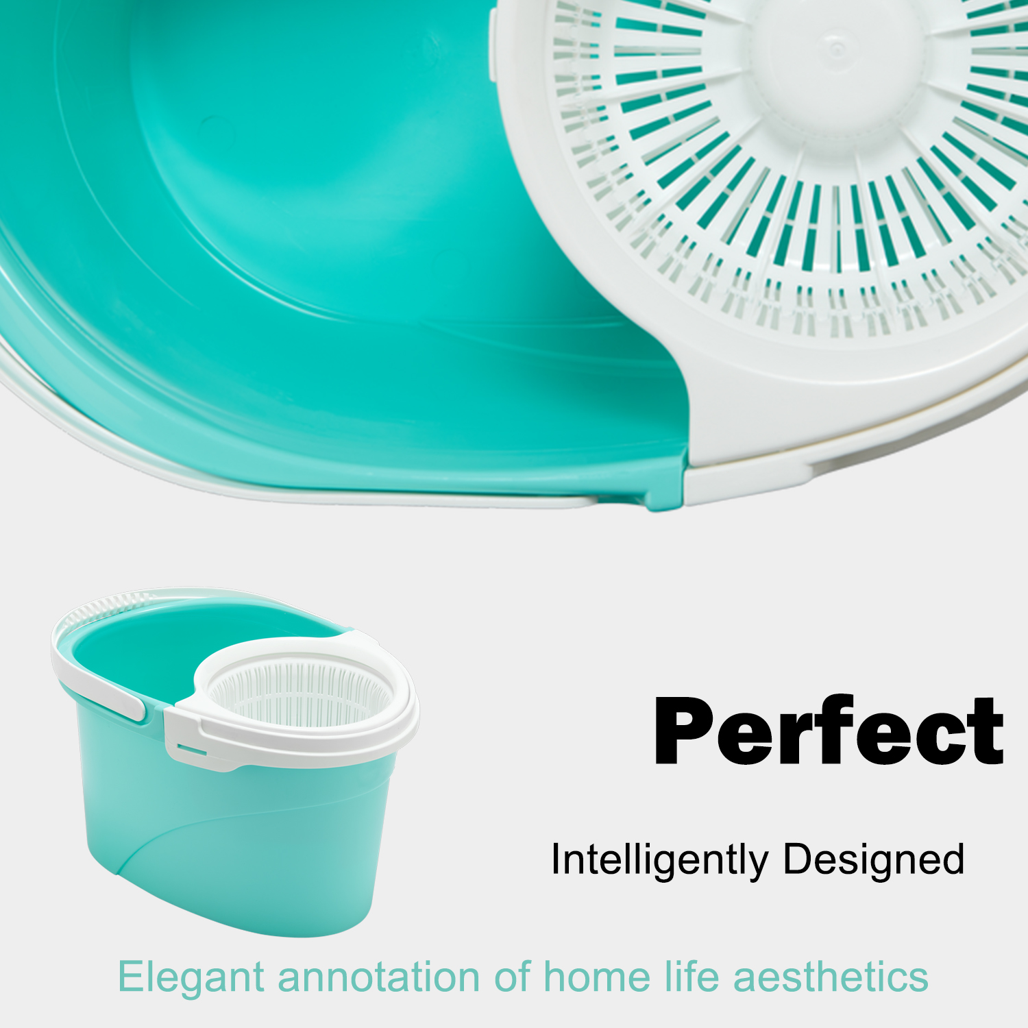 [SupaMop] Trendy S220 Hand Press Spin Mop Set 1 Year Warranty Free 2 ...