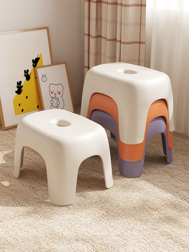 【Local stock】Small stool strong and durable thickened plastic low stool ...
