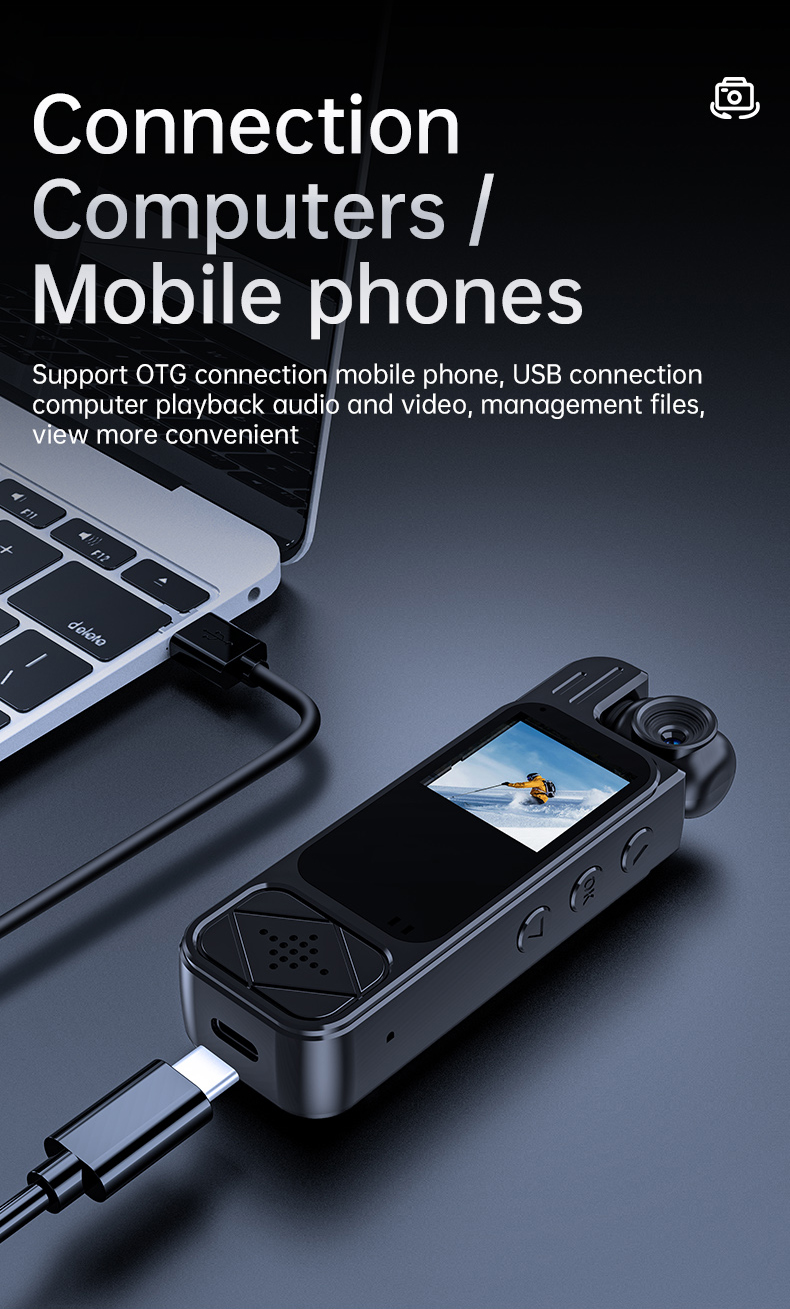 HD 1080P Mini Camera Portable Digital Video Recorder Worn Police Small ...