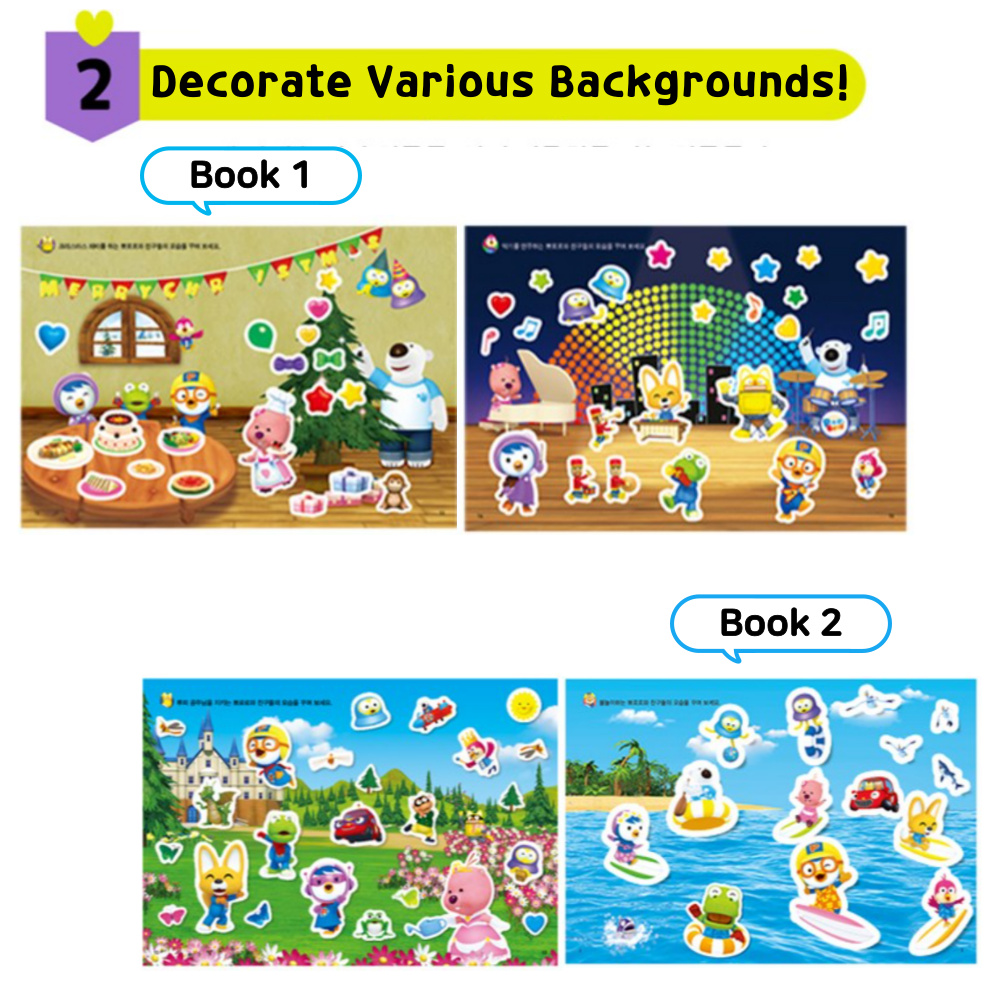 Pororo Sticker Book Pororo Sticker Diary Decoration Phone Laptop ...