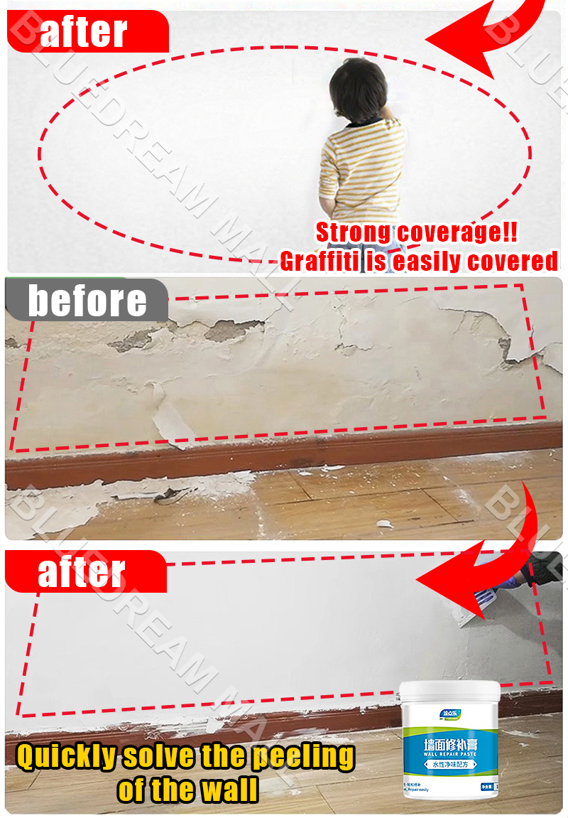 wall putty wall repair cream wall paint Wall Touch Up Paint Repair ...