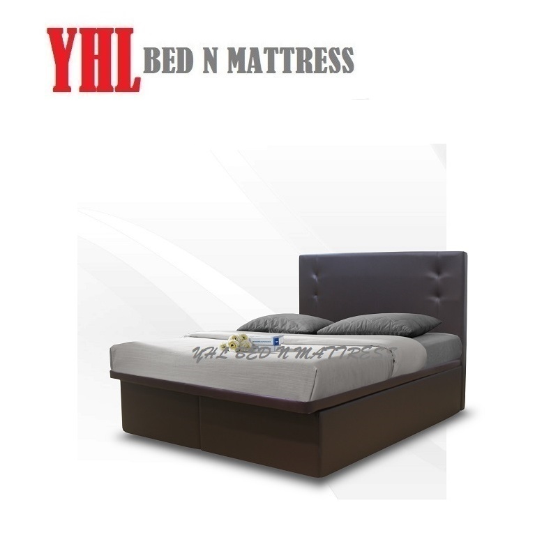 YHL Queen Size Storage Bed With 8 Inch Spring Mattress | Shopee Singapore