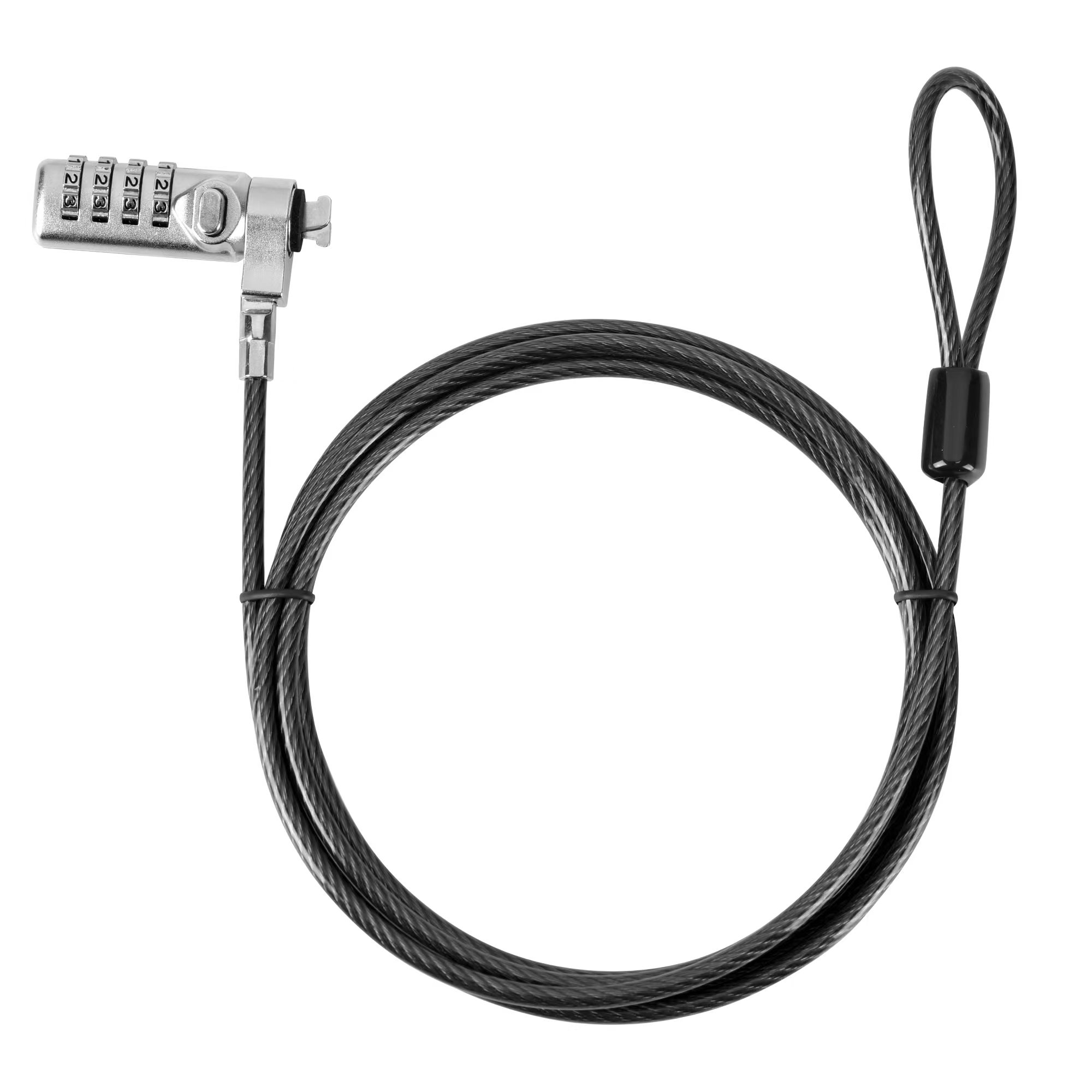 🔥1.8m Numeric/Key nano laptop cable lock 🔥Compatible with Kensington ...